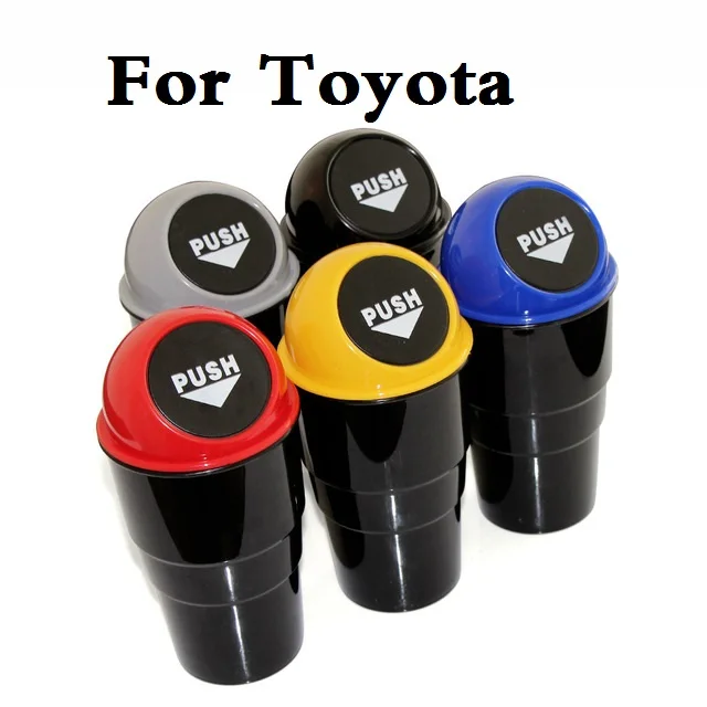 Mini Auto Car Trash Rubbish Can Garbage Dust Bin For Toyota Corolla ...