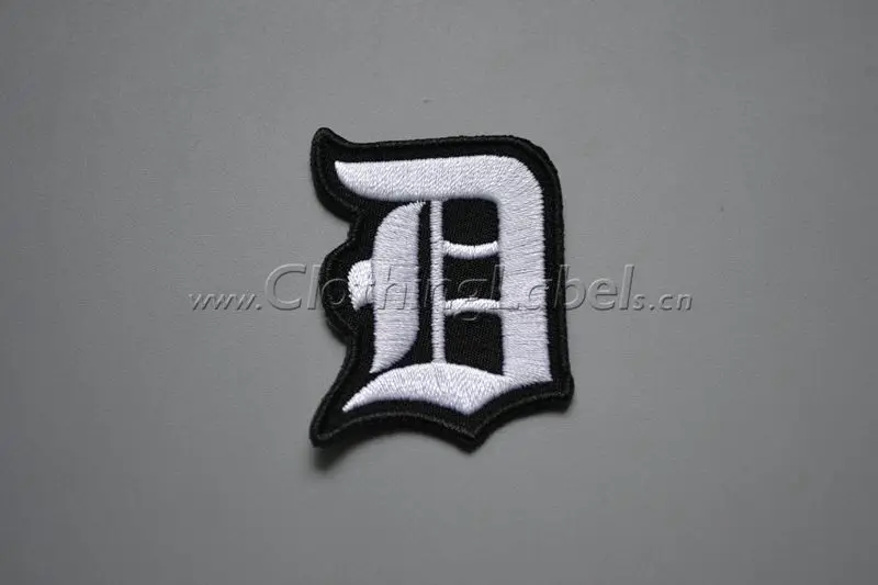 Custom embroidered patch for clothing, with over lock edge, with heat ...