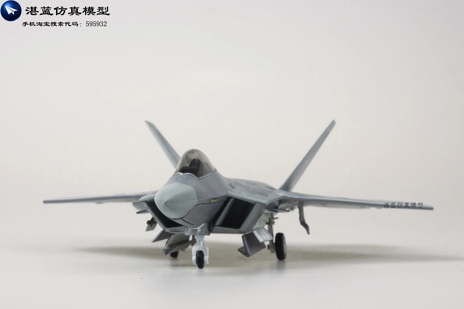 Brand New 1/72 Scale Airplane Model Toys USAF F 22 Raptor Fighter ...