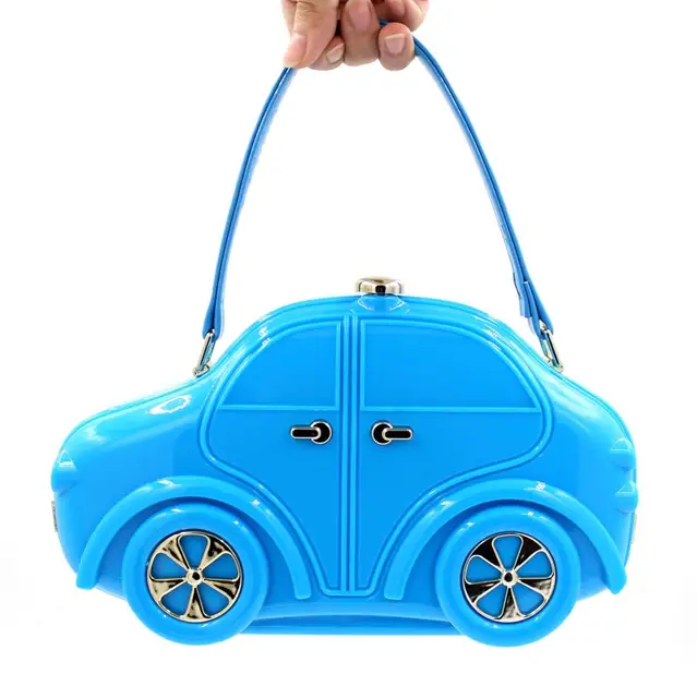 Car Shaped Acrylic Clutch Bag Acrylic Evening Bag Chain Shoulder ...