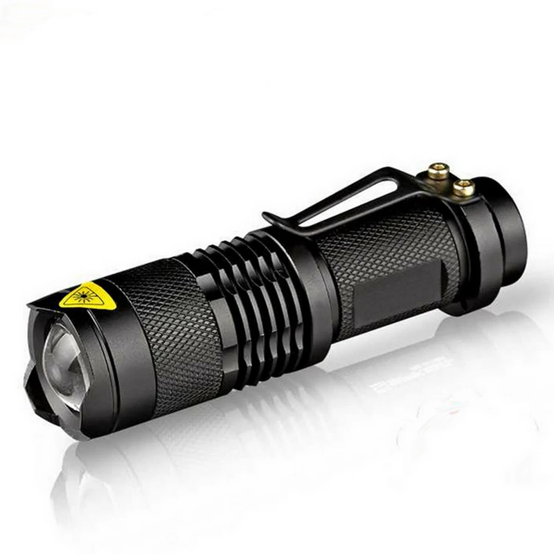 Waterproof Led Flashlight Q5 2000lm 3 Modes Zoomable Hot sale Self ...