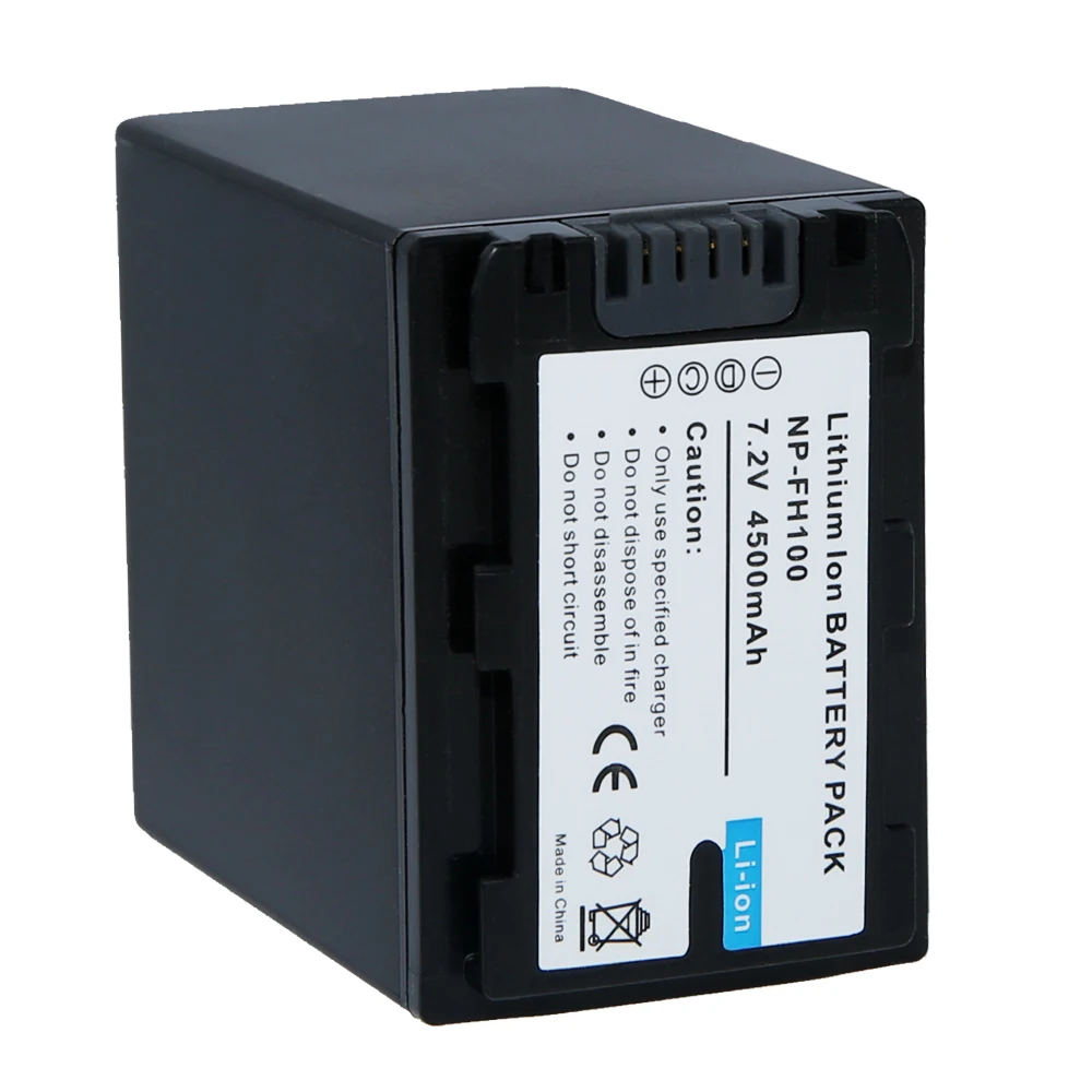 1 Pcs 4500mAh NP FH100 NP FH100 Battery For Sony DCR SX40 SX40R SX41 ...