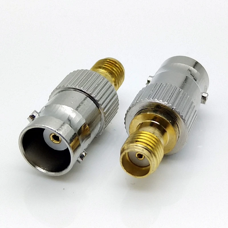 BNC to SMA RF Adapter converter SMA Female to BNC Female coaxial ...