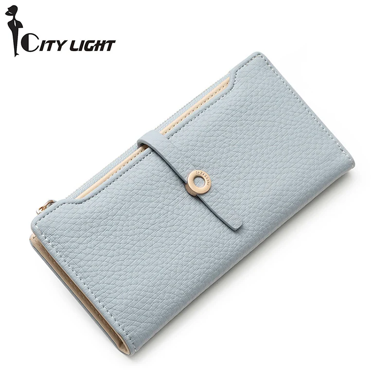Top Quality Latest Lovely Leather Long Women Wallet Fashion Girls ...