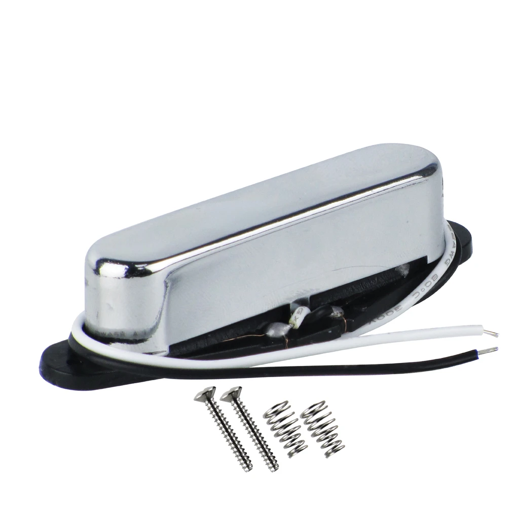 FLEOR Alnico 5 Electric Guitar Pickup Neck Single Coil Pickup Chrome ...