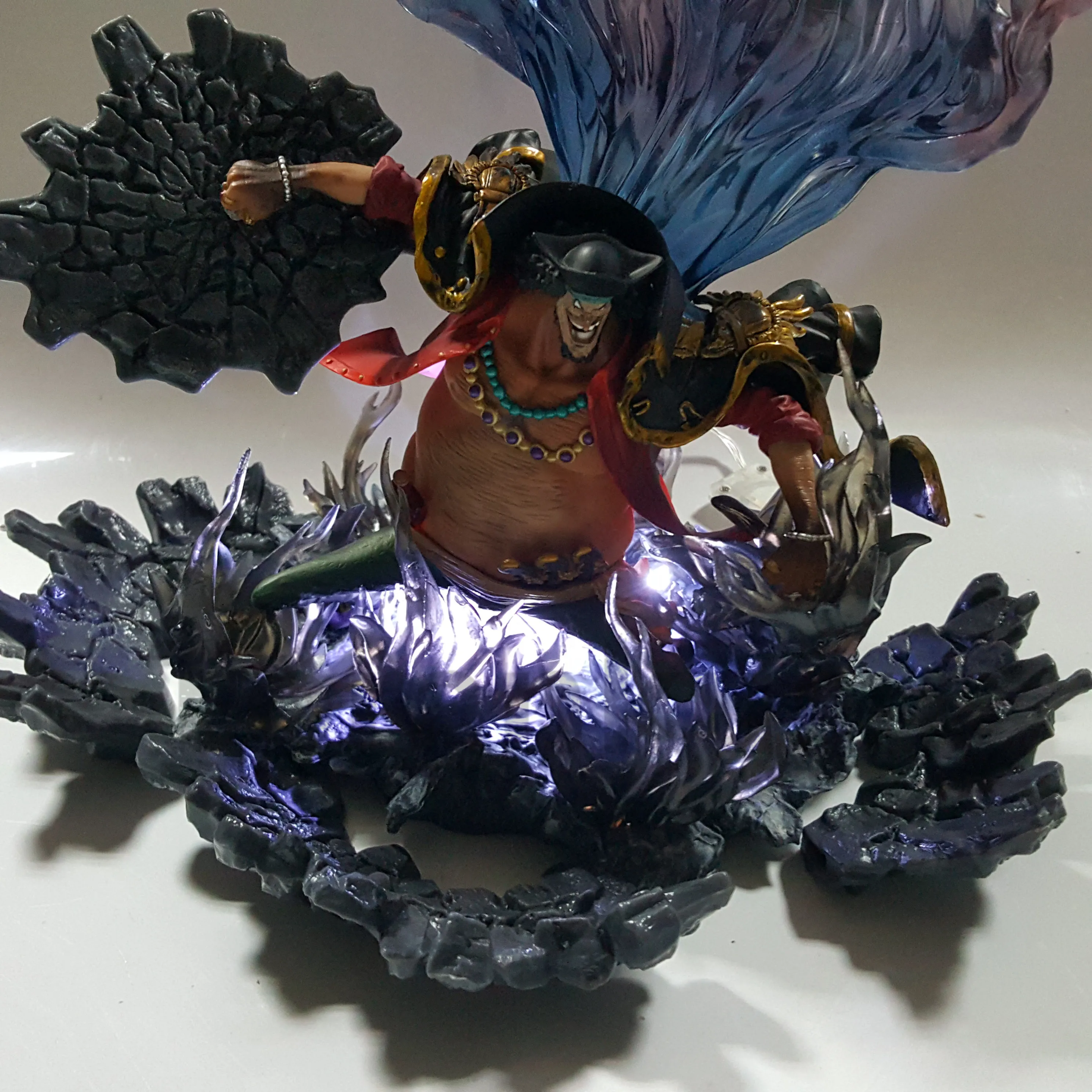 One Piece Marshall D Teach DIY Led Lights Power Scene Toy Anime One ...