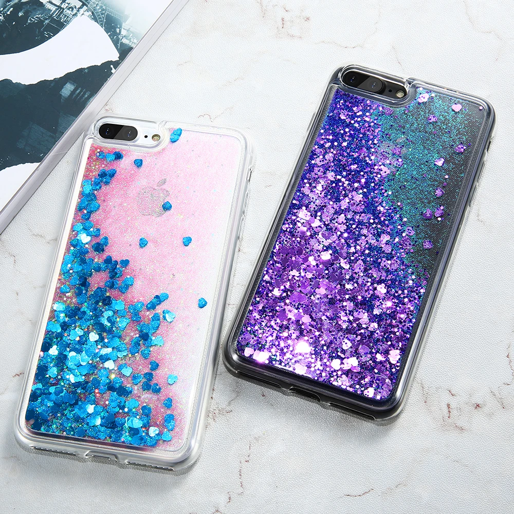 Bling Liquid Quicksand Phone Case For Iphone Xs Max Xr X 8 7 Plus Shiny ...