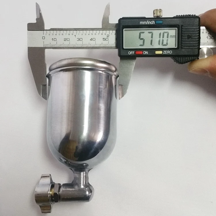 1/" Воздушный пистолет-распылитель гравитационный подающий стакан-распылитель алюминиевые ...