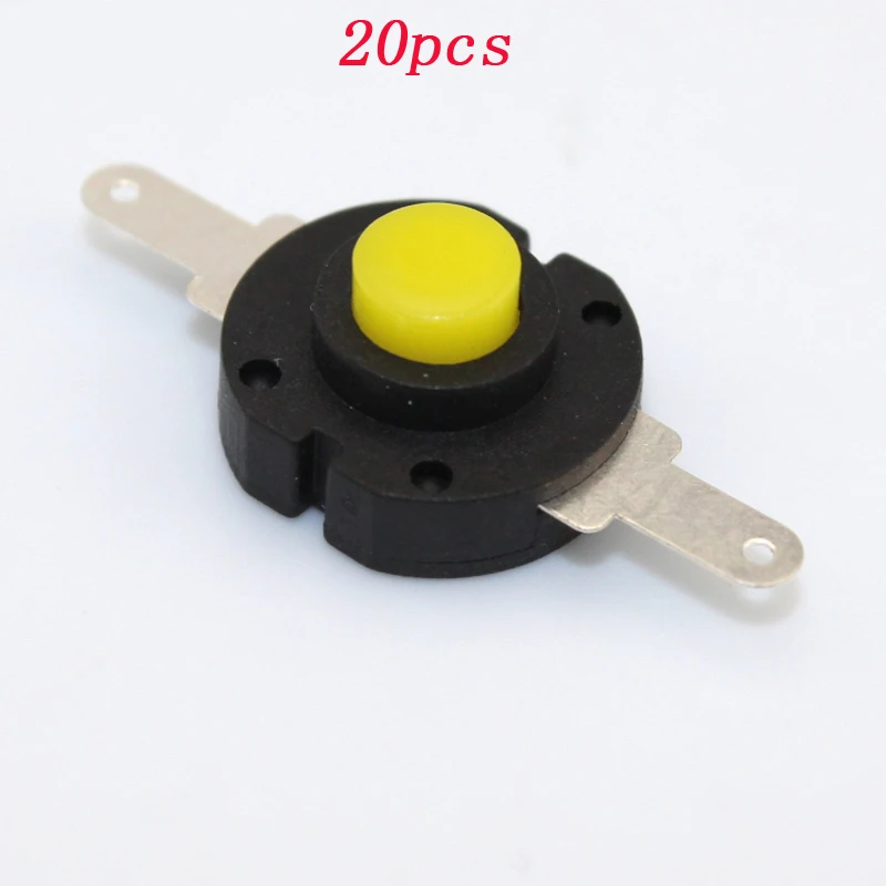 20pcs Self locking Round Twisted Switch DC 12V 0.5A Button Switches ...