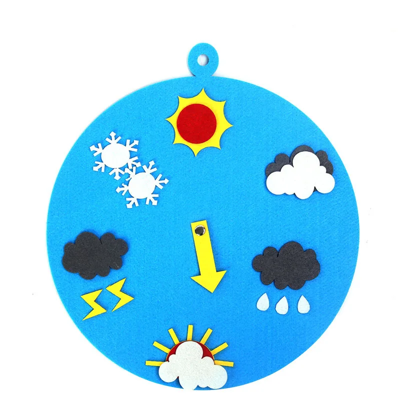 Weather Forecast Meteorologic Teaching AidsKindergarten manual Diy ...
