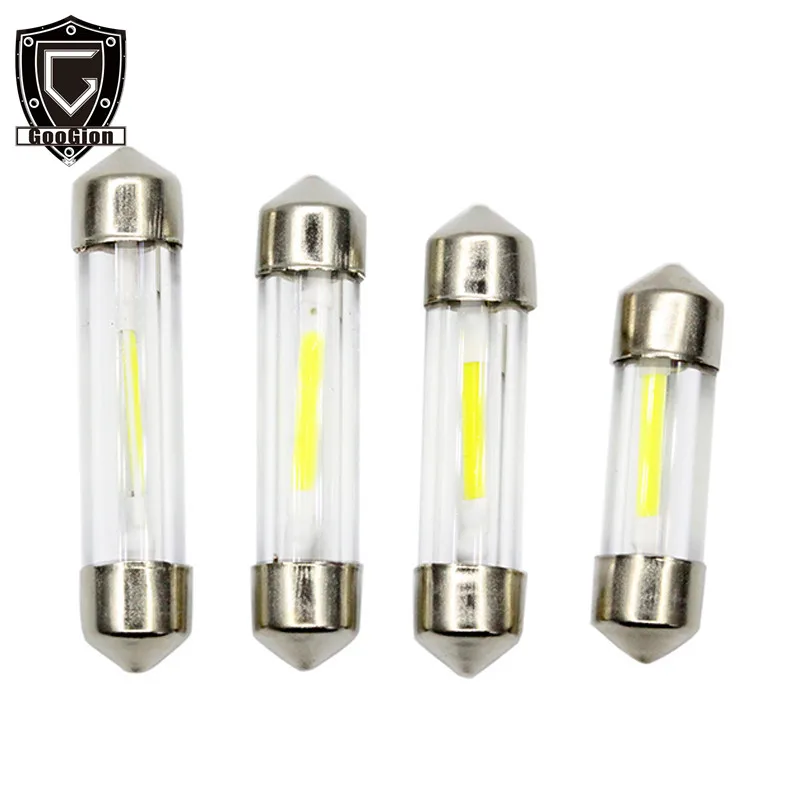 10pcs C5W COB Car Led Bulbs 41mm 39mm 36mm 31mm Car Interior Festoon Dome Reading Light Source ...