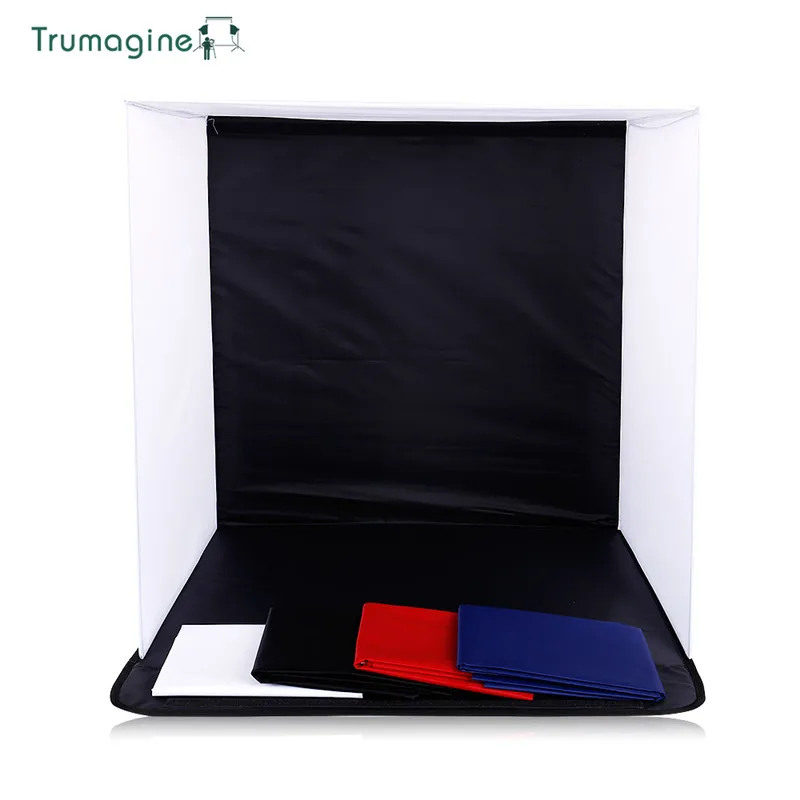50x50x50CM Portable Folding Softbox Photography Studio Soft Box With 4 ...