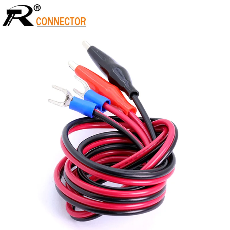 1pc 100cm length Alligator Clips Test Leads Jumper Wire Crocodile Clips ...
