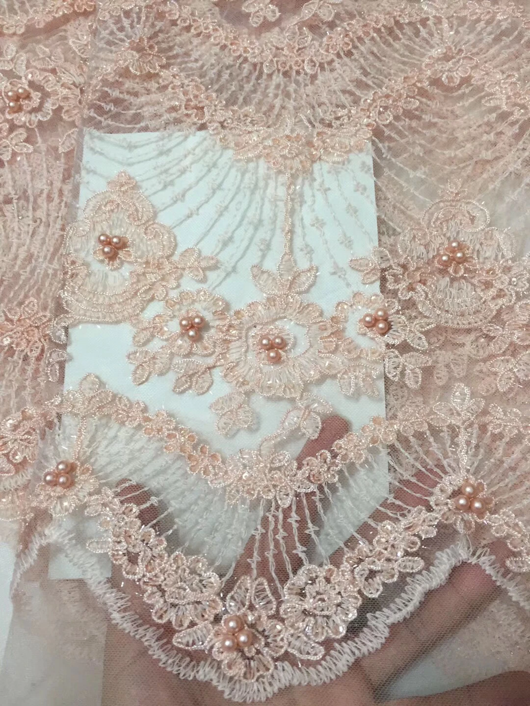 2019 High Quality Tulle Lace Yellow/White African Lace Fabric With ...