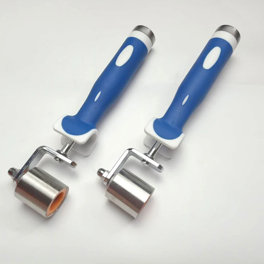 Stainless Steel Seam Flat Pressure Roller Double Bearing Deep Texture ...