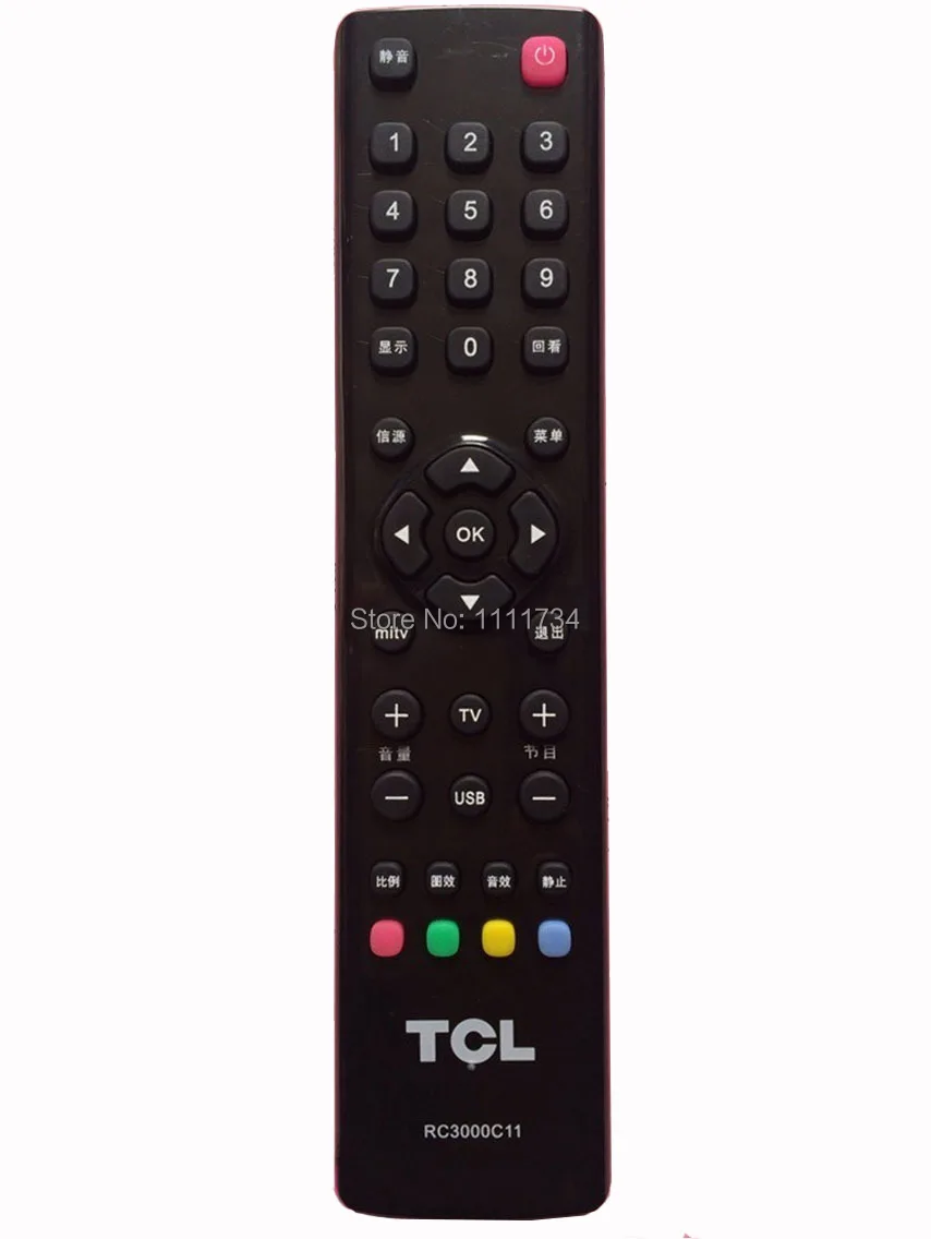 Original TCL LCD TV remote control RC3000C11 universal L19P21BD ...