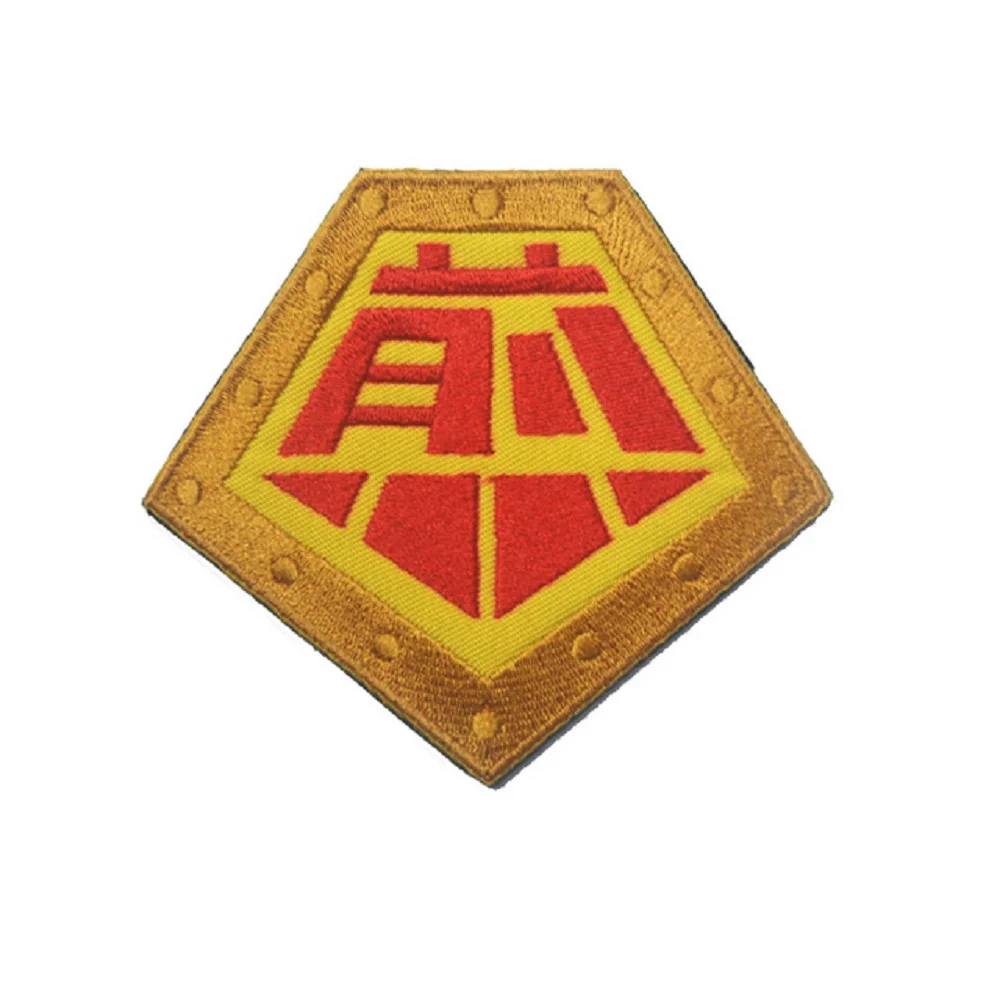 자수 완장 미국 국기 팬케이크 남자 패치 전술 배지 미국 1 보병 사단 1 인 태양 완장 패치patch Tactical
