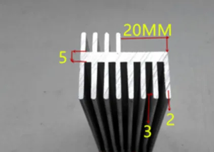 F-type-heatsink-width-37mm-high-32mm-length-100mm-Aluminum-Heatsink-37 ...