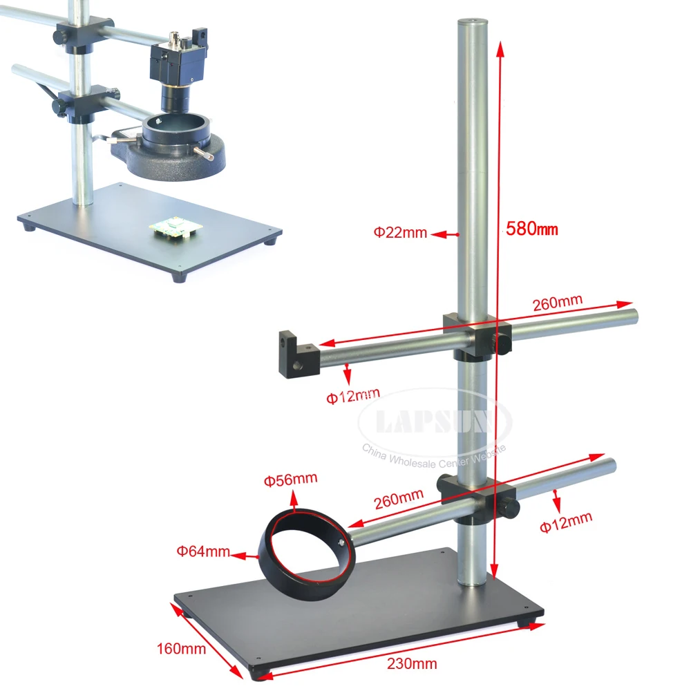 Dual Arm Rotatable Metal Table Stand Universal Holder For Digital ...