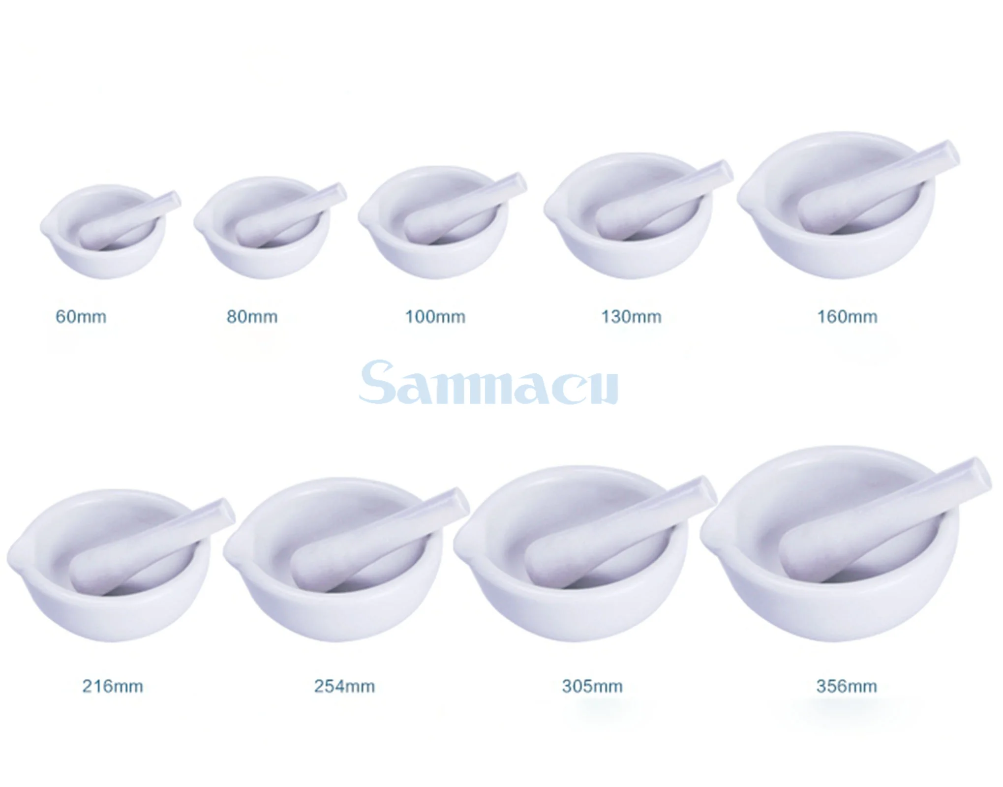 Mortero y Maja de porcelana de cerámica, juego de cuencos para hierbas ...