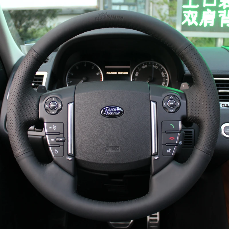 Saint range rover sports edition freelander 2 sew on genuine leather ...