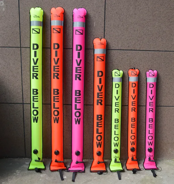 High Quality Scuba Diving Inflatable Safety Sausage Diver Below. Be ...