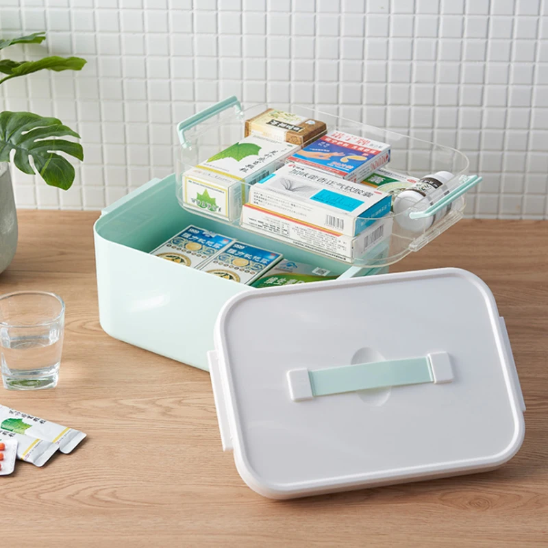 Multi-layered Large Family First Aid Kit Box Upgrade Medicine Medical ...