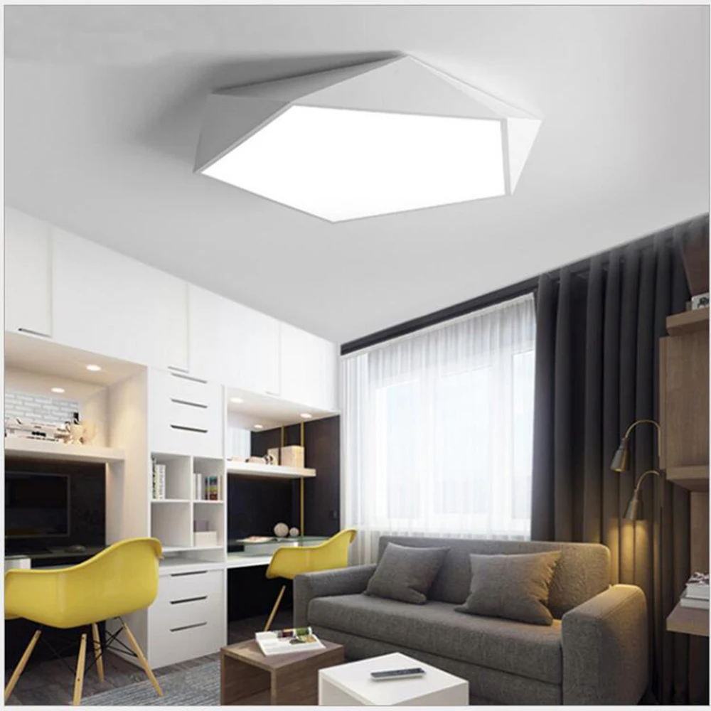 FULOC Creative geometric art led for Sitting room study Ceiling ...