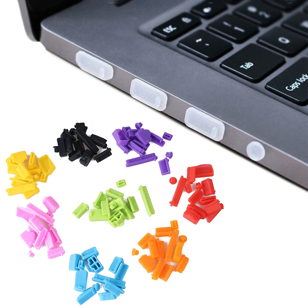 13pcs Silicone Anti Dust Plug Stopper Universal Dustproof Usb Port Rj45 ...