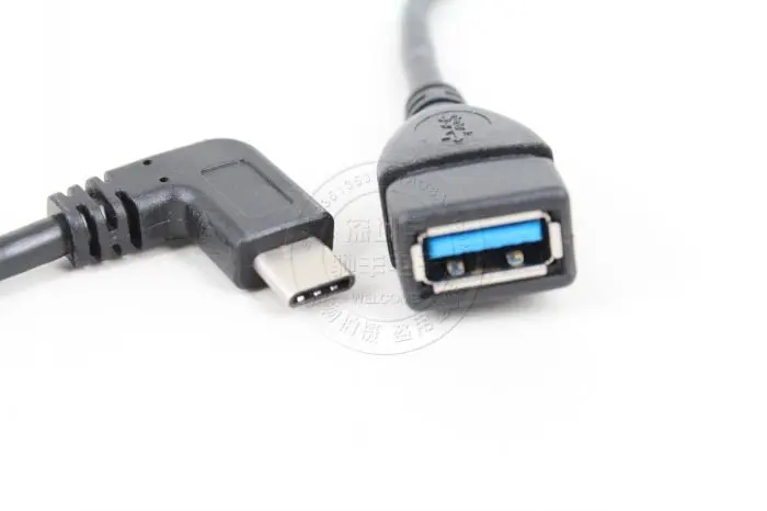 USB3.1Type c turn USB bus adapter head 4CPROOTG mobile phone 90 degrees ...