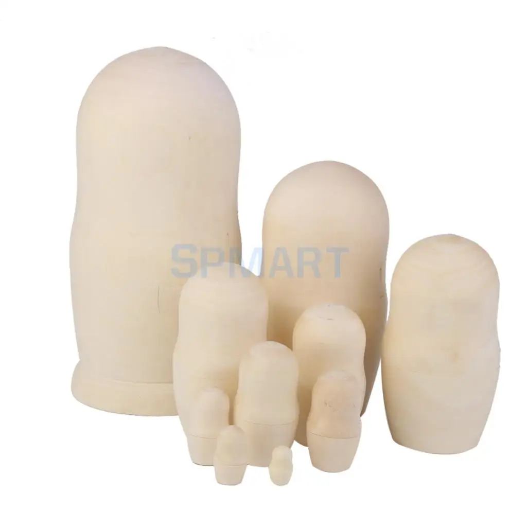 10Pcs Blank DIY Painting Russian Nesting Dolls|nesting dolls|russian ...