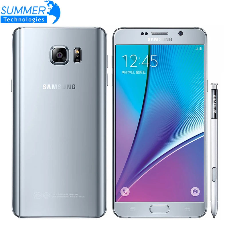 Desbloqueado Original Samsung Galaxy Note 5 4G LTE Núcleo octa ...