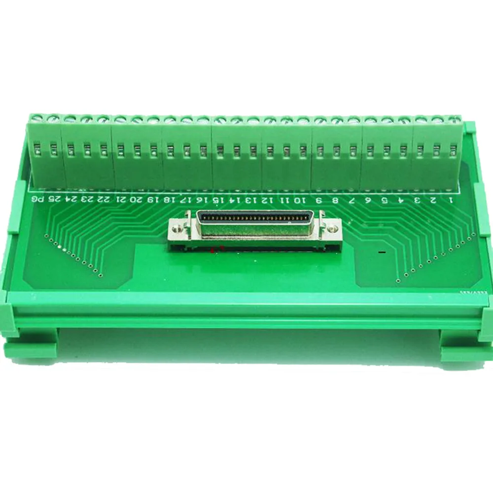 SCSI 50 Pin Connectors Data Acquisition Card Screw Terminal Blocks ...