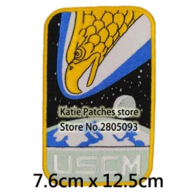 United States Colonial Marines Logo Embroidered Iron on Patch, Movie ...