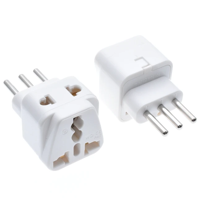 Aq General 1 To 2 Splitter Universal Uk/us/eu/au 3 Pins / 2 Pins Socke ...