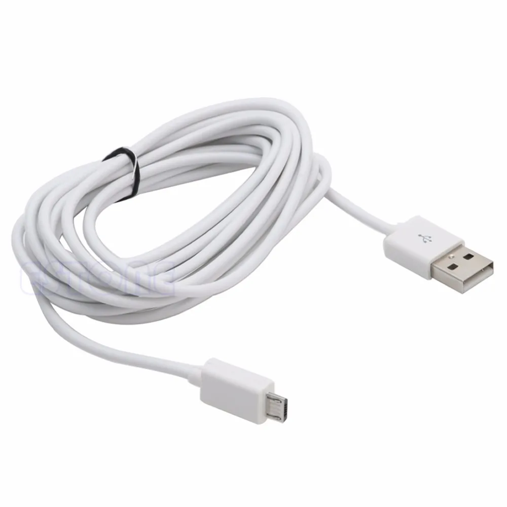 Cable-de-carga-Micro-USB-para-PS4-Xbox-One-controlador-color-blanco-3M ...
