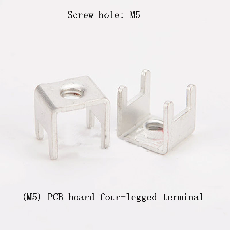 5pcs PCB soldering terminal (M5 ) PCB board four pin terminal|Terminals ...