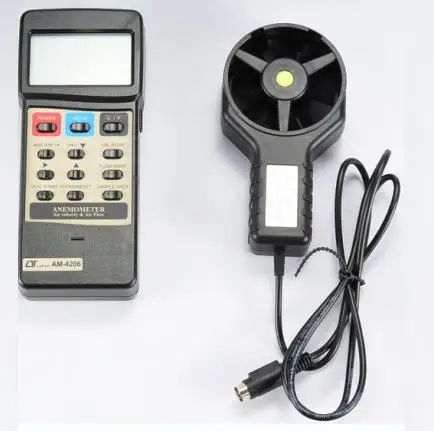 Lutron am 4206/am4206 anemômetro de fio quente (fluxo de ar ...