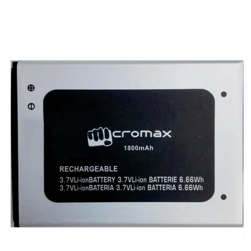 Retail replacement 1800mAh Battery For Micromax A82 Battery 3.7V ...