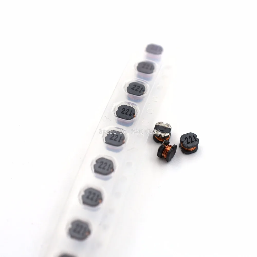 10pcs Cd43 220uh 220uh 221 Smd Power Inductor 4.5*4.0*3.2mm Smd ...
