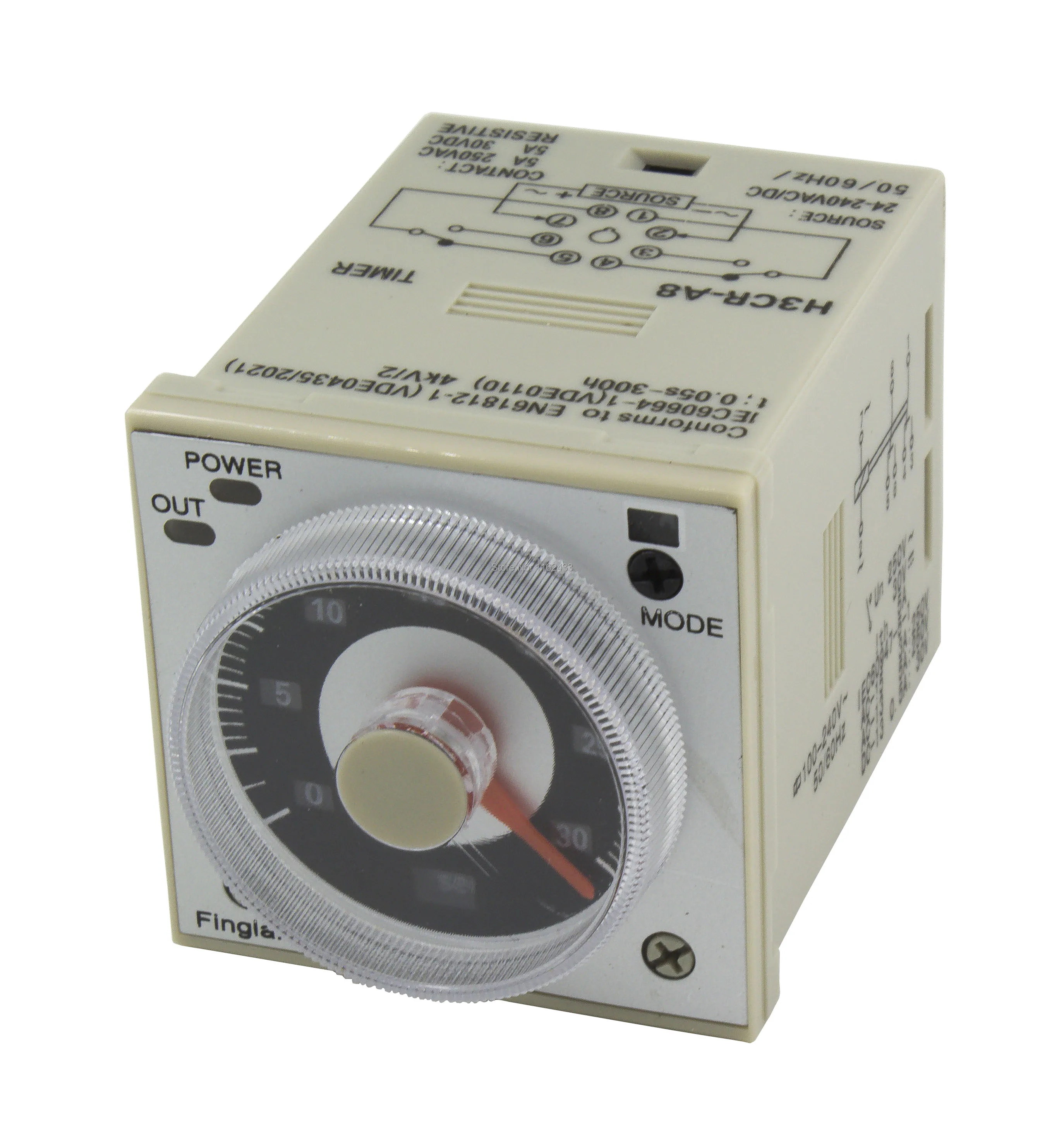 H3CR A8 8 Pin AC DC 24 240V Time Relay 24 240VAC 24 240VDC Timer in