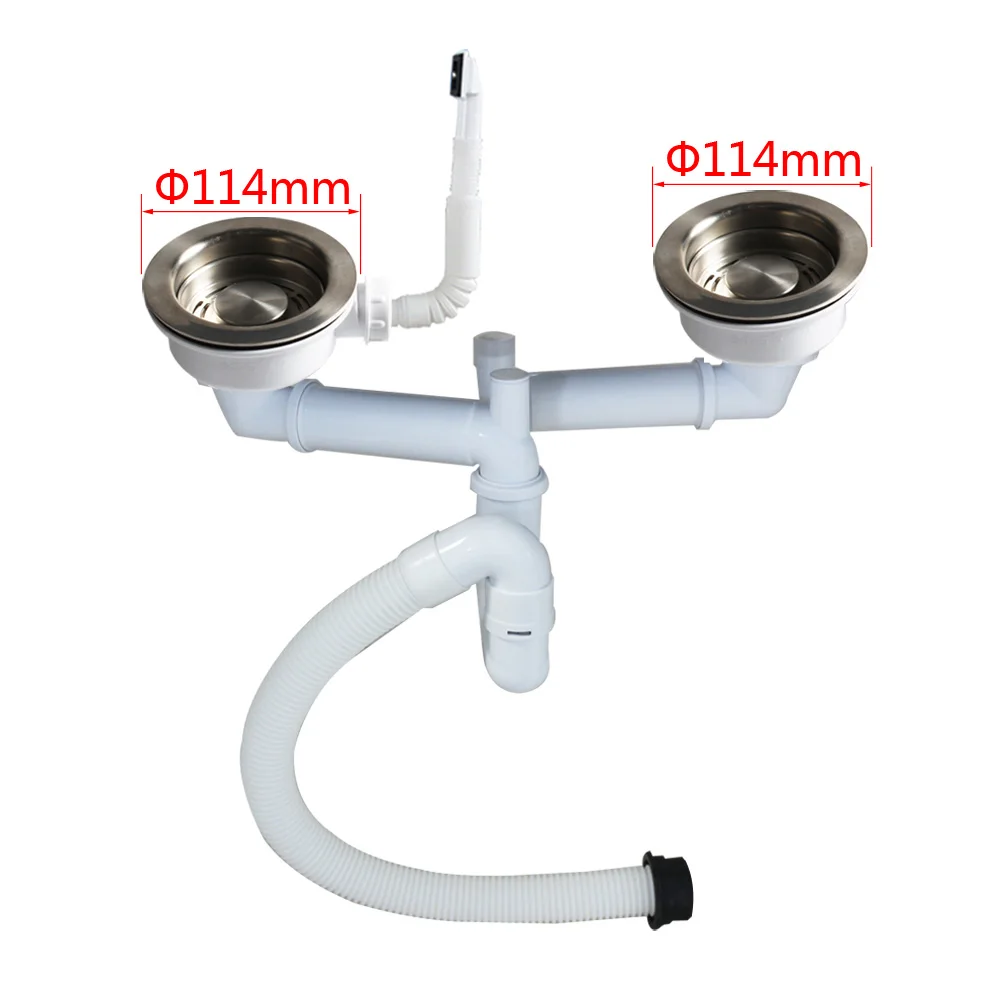 Talea-114mm-ift-lavabo-drenaj-PipePlastic-esnek-kanal-boru-lavabo-su ...