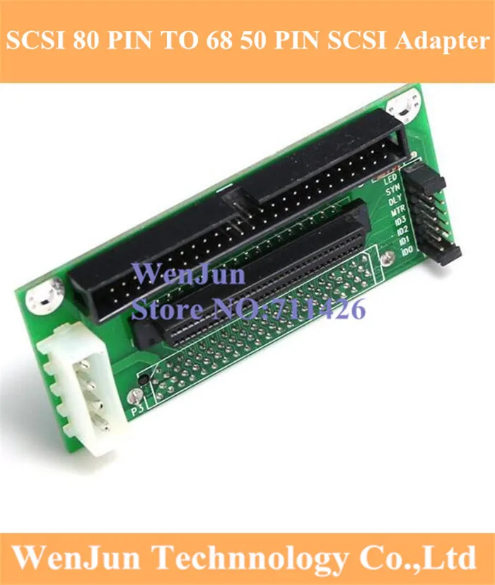 SCSI SCA 80 PIN TO 68 50 PIN SCSI Adapter SCA 80 PIN TO SCSI 68 IDE 50 ...
