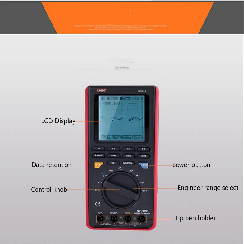 UNI-T UT81B Scope Digital Multimeters Oscilloscope Electrical Tools ...
