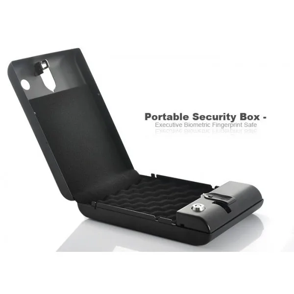 Quality Biometric Fingerprint Safe Box Solid Steel Key Gun Vault ...