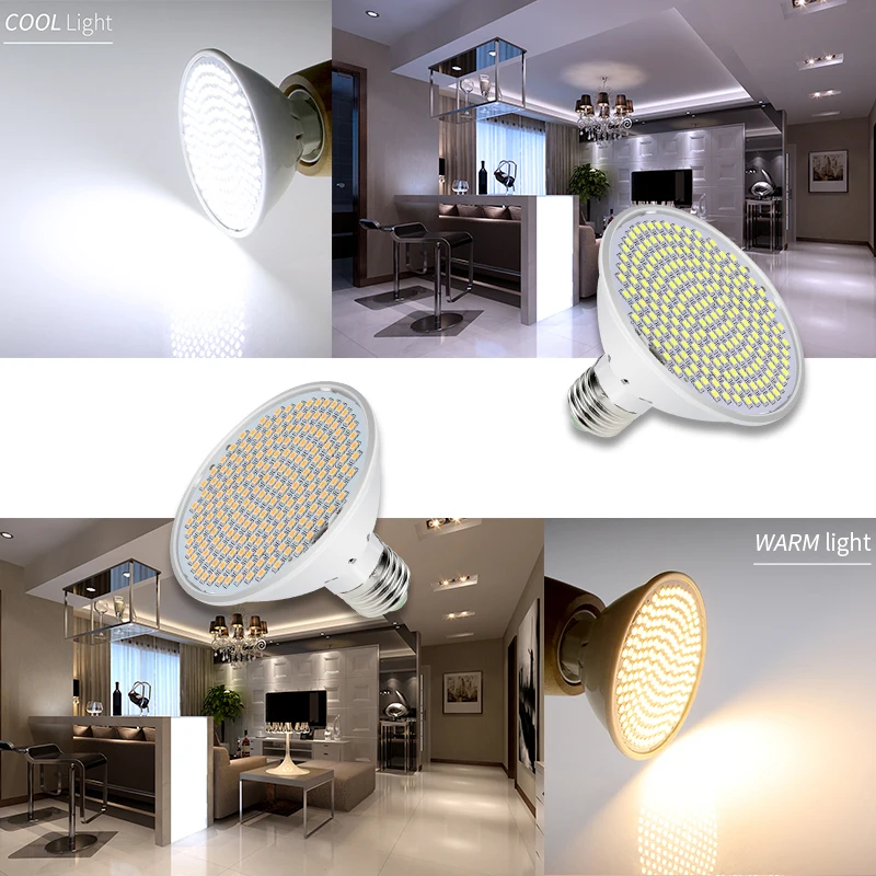 Spotlight LED Bulb 20W E27 LED Lamp 220V Corn Bulb SMD 2835 Light Bulbs ...