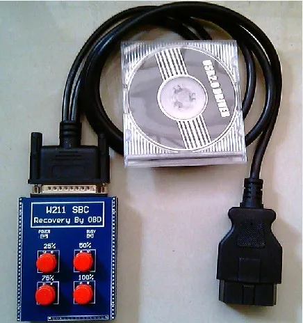 Top Quality W211/R230 ABS/SBC Tool repair code c249f For Benz Obd SBC ...