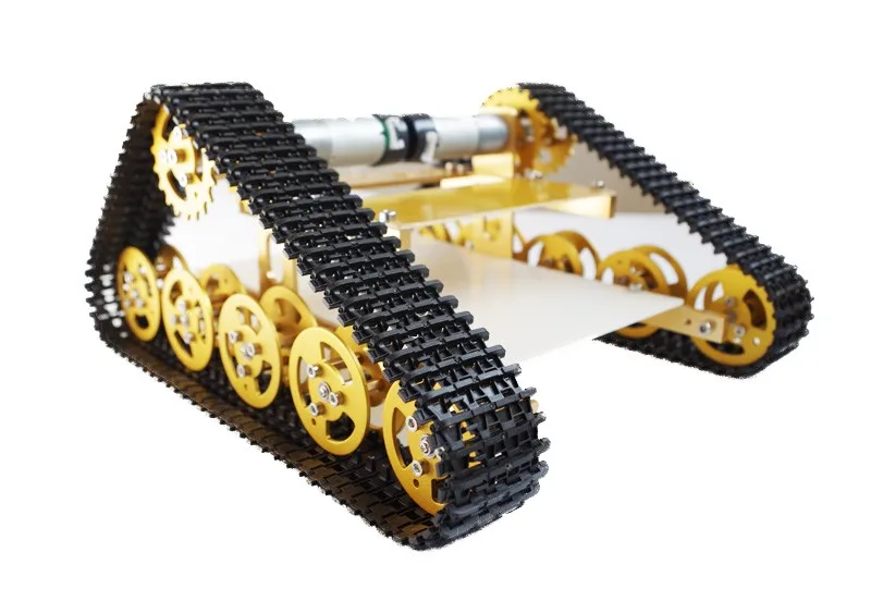 Aluminum Alloy Metal Wall E Tank Chassis Robot Crawler Creeper Caterpillar For Arduino T400 In