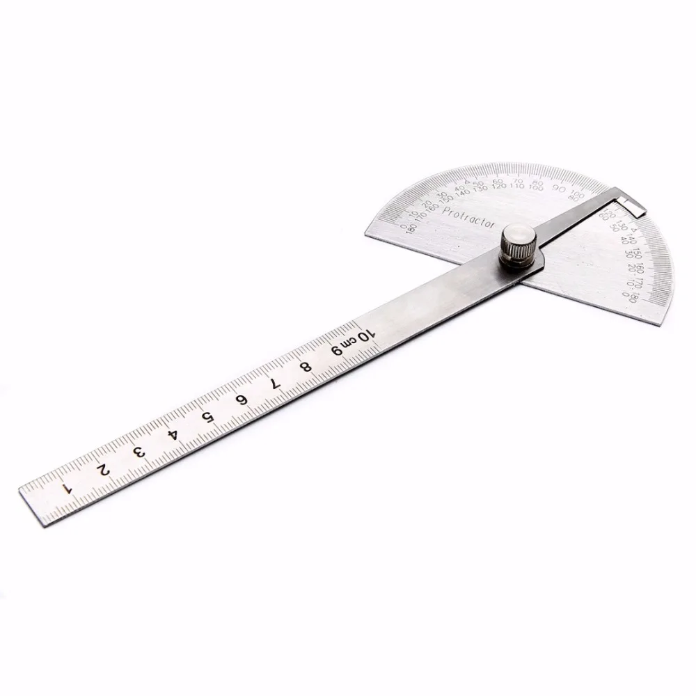 1pc Stainless Steel Angle Ruler 180 Degree Protractor Finder Rotary 1pc-stainless-steel-angle-ruler-180-degree-protractor-finder-rotary
