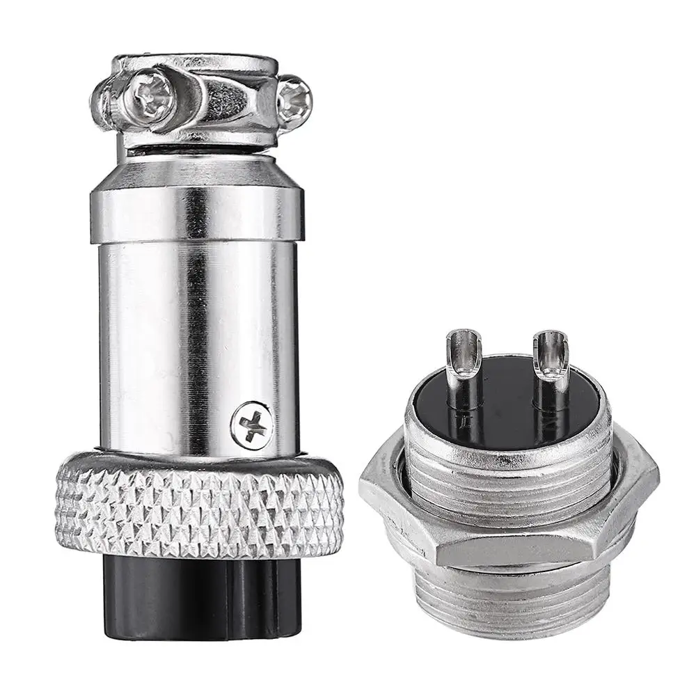 5pcs GX16 2 Pin Male And Female Diameter 16mm Wire Panel Connector GX16 ...